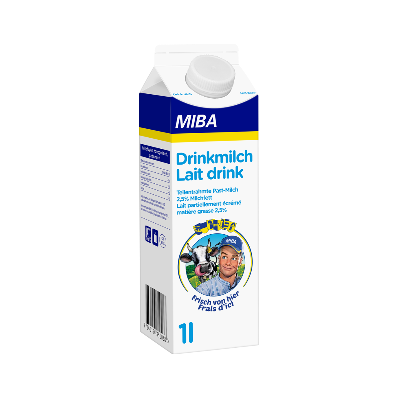 Miba Milchdrink 1l | Die Molkerei aus der Region für die Region